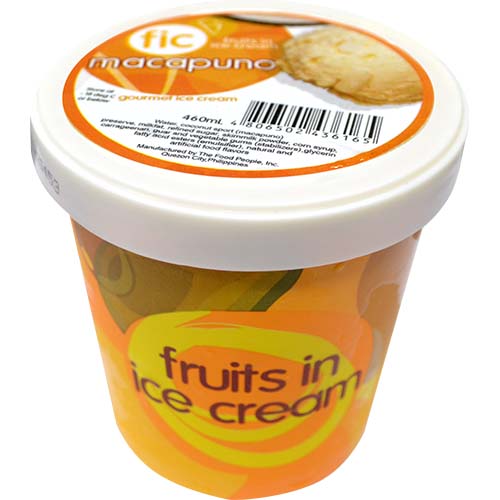Fruits in Ice Cream Macapuno (S) 460ml - Akabane Bussan