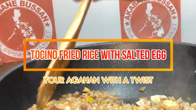 Tocino Fried Rice with Salted Egg - Akabane Bussan