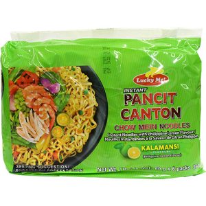 Lucky Me Instant Pancit Canton Kalamansi 60g (6pcs/pack) - Akabane Bussan