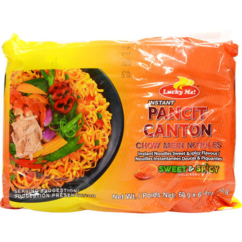 Lucky Me Instant Pancit Canton Sweet & Spicy 60g (6pcs/pack) - Akabane ...