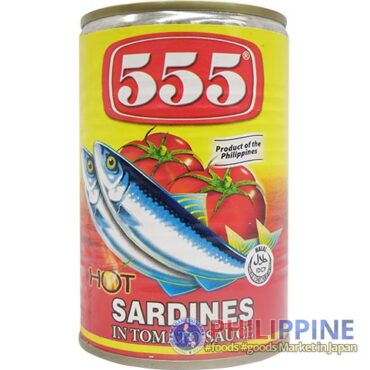 555 Hot Sardines (L) 425g - Akabane Bussan