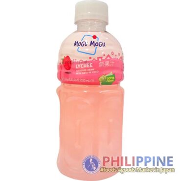 Mogu Mogu Lychee with Nata de Coco 320ml - Akabane Bussan