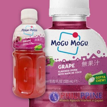 Mogu Mogu Grape with Nata de Coco 320ml - Akabane Bussan