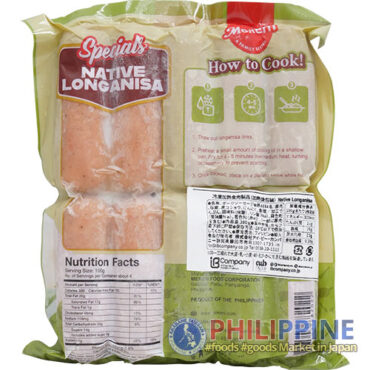 Mekeni Specials Native Longanisa 380g - Akabane Bussan