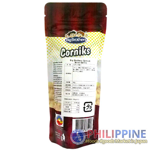 Big Brothers Corniks Spicy Garlic 90g - Akabane Bussan